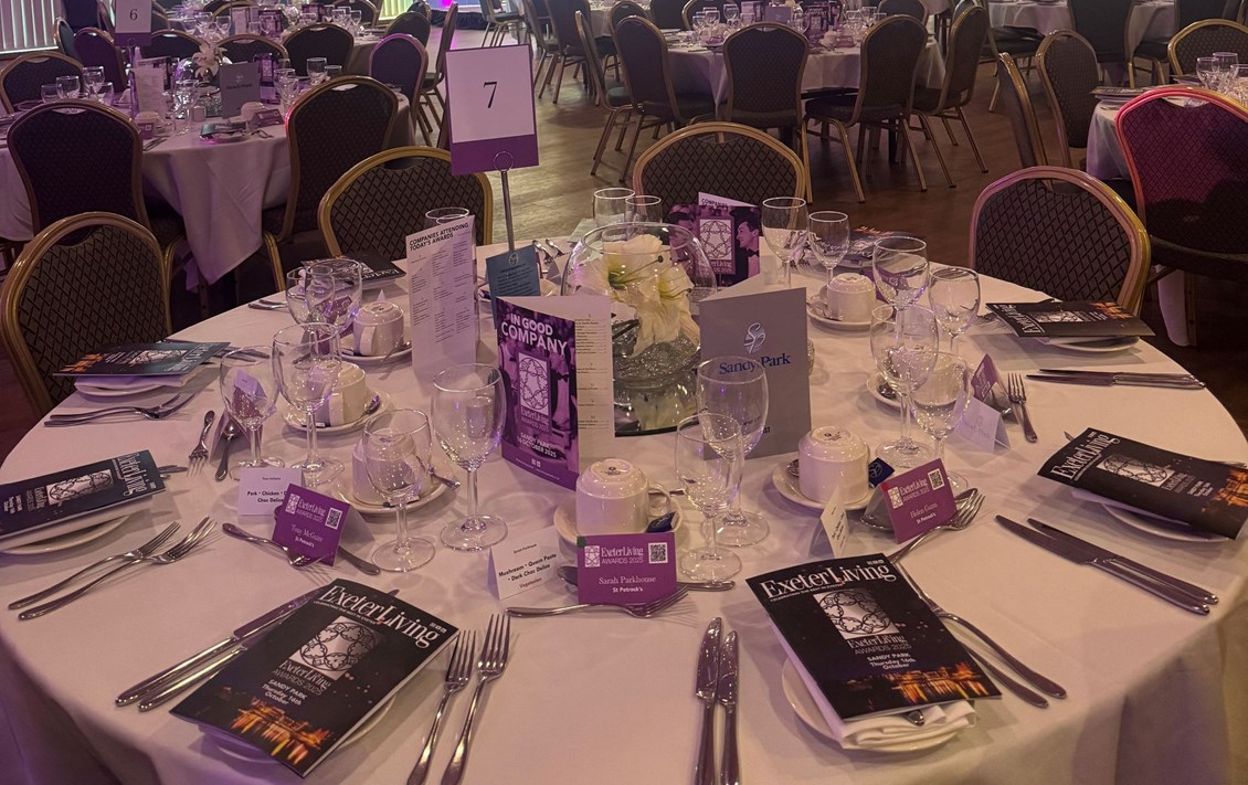 Exeter Living Awards come to Sandy Park
