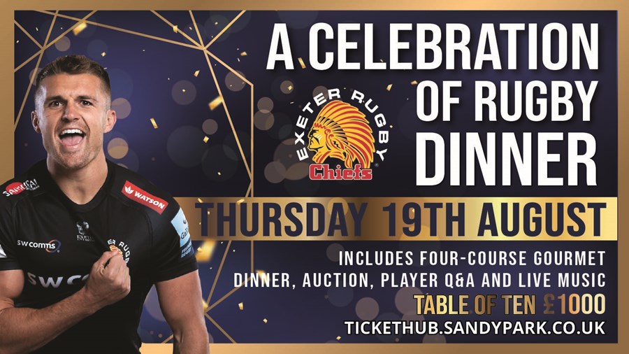 A Celebration of Rugby Dinner at Sandy Park